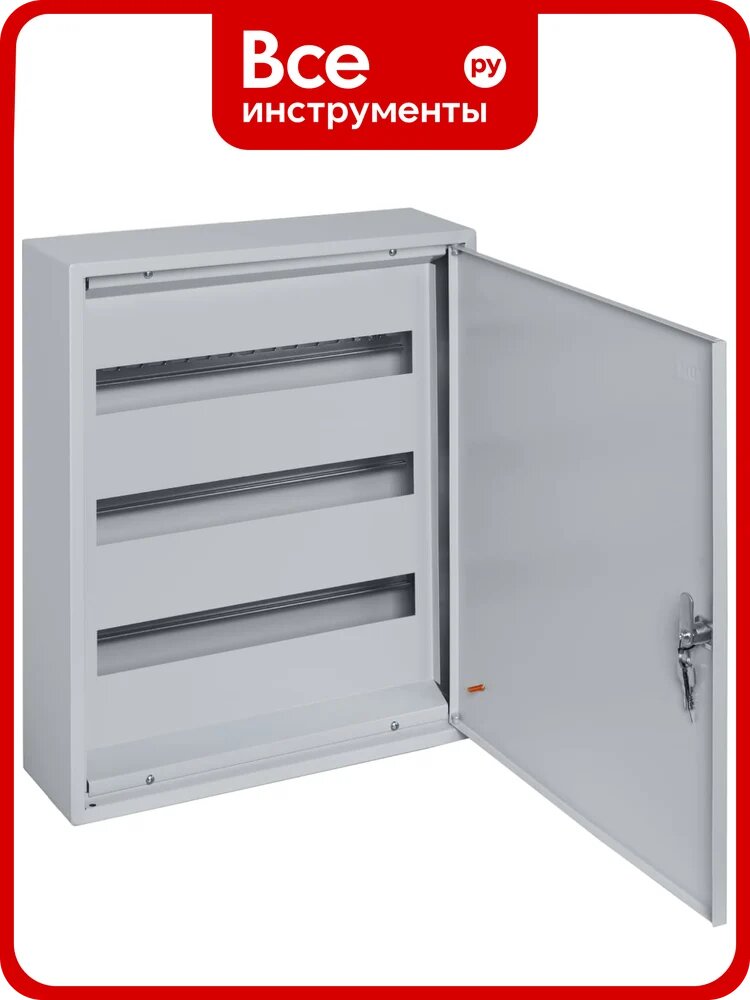 Распределительный навесной щит ЩРН-54 TDM ELECTRIC SQ0905-0017, из металла, серый