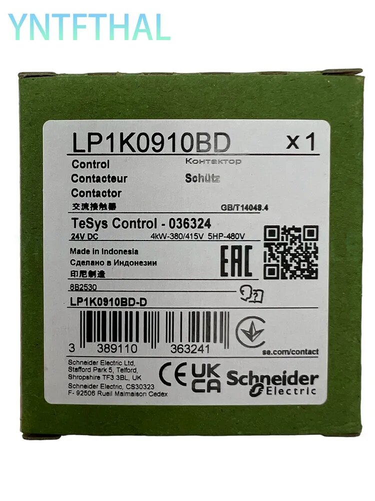 Новый Контактор LP1K0910BD DC24V