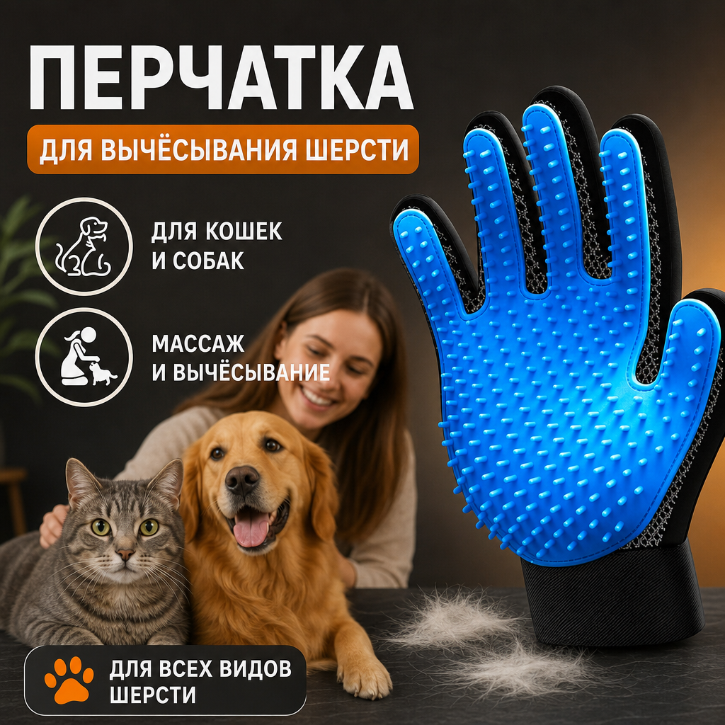 Профессиональная щетка для груминга кошек и собак, комфортный, легко чистить, самоочищающаяся