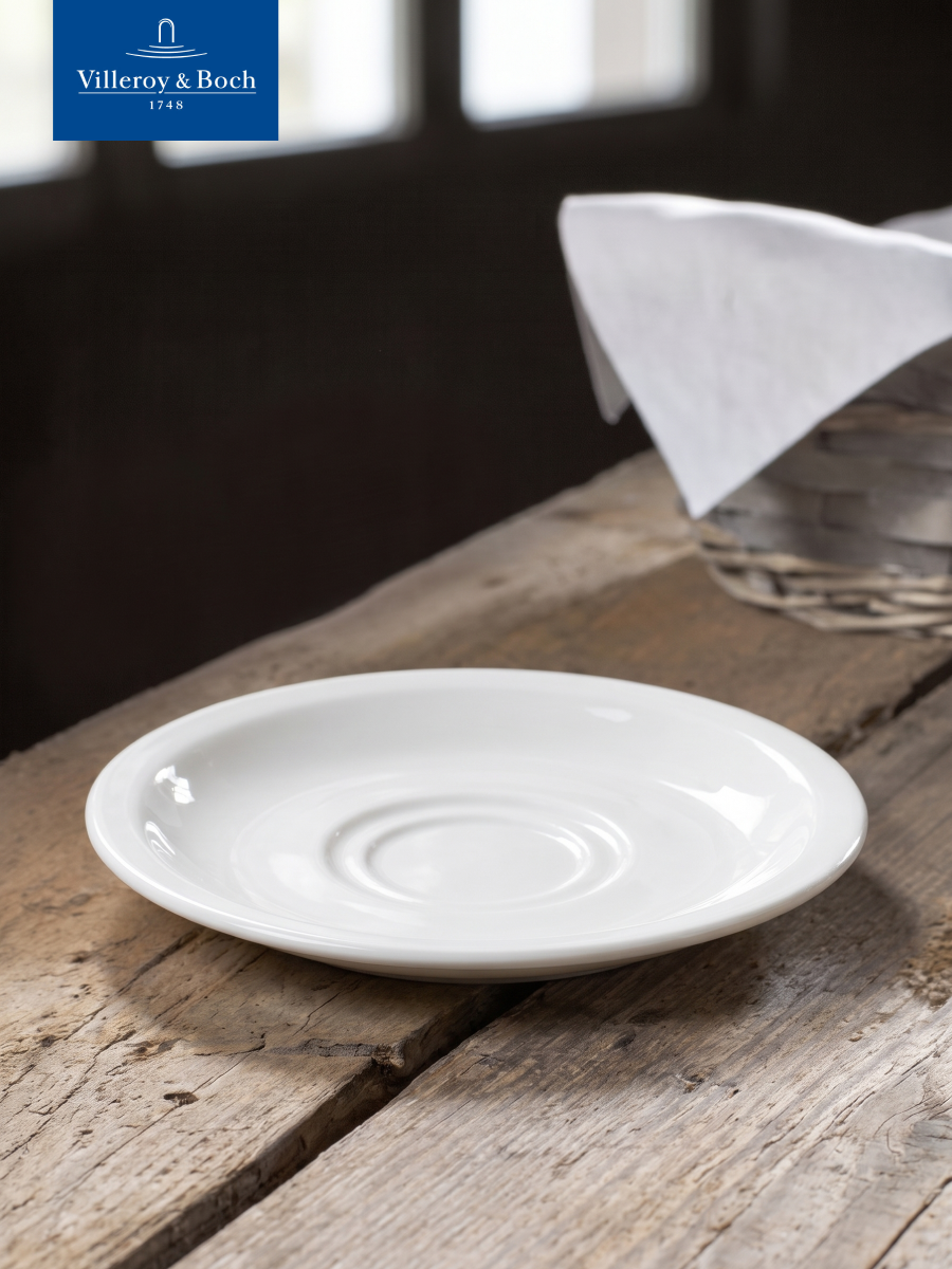 Блюдце для чашки для эспрессо 13 см, Easy White, Villeroy & Boch, Премиум-Фарфор
