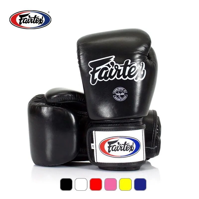 Fairtex Перчатки боксерские BGV1-Black Cloud, телячья кожа, 12 унций, для тайского бокса и тренировок