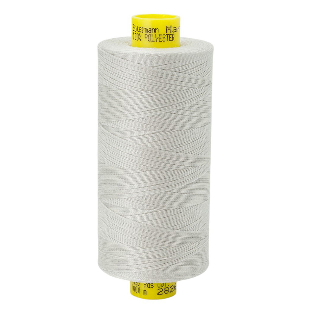 Нитки Mara 120/1000 м универсальные, 100% полиэстер Gutermann 700207 (2826 платиновый), 10 шт
