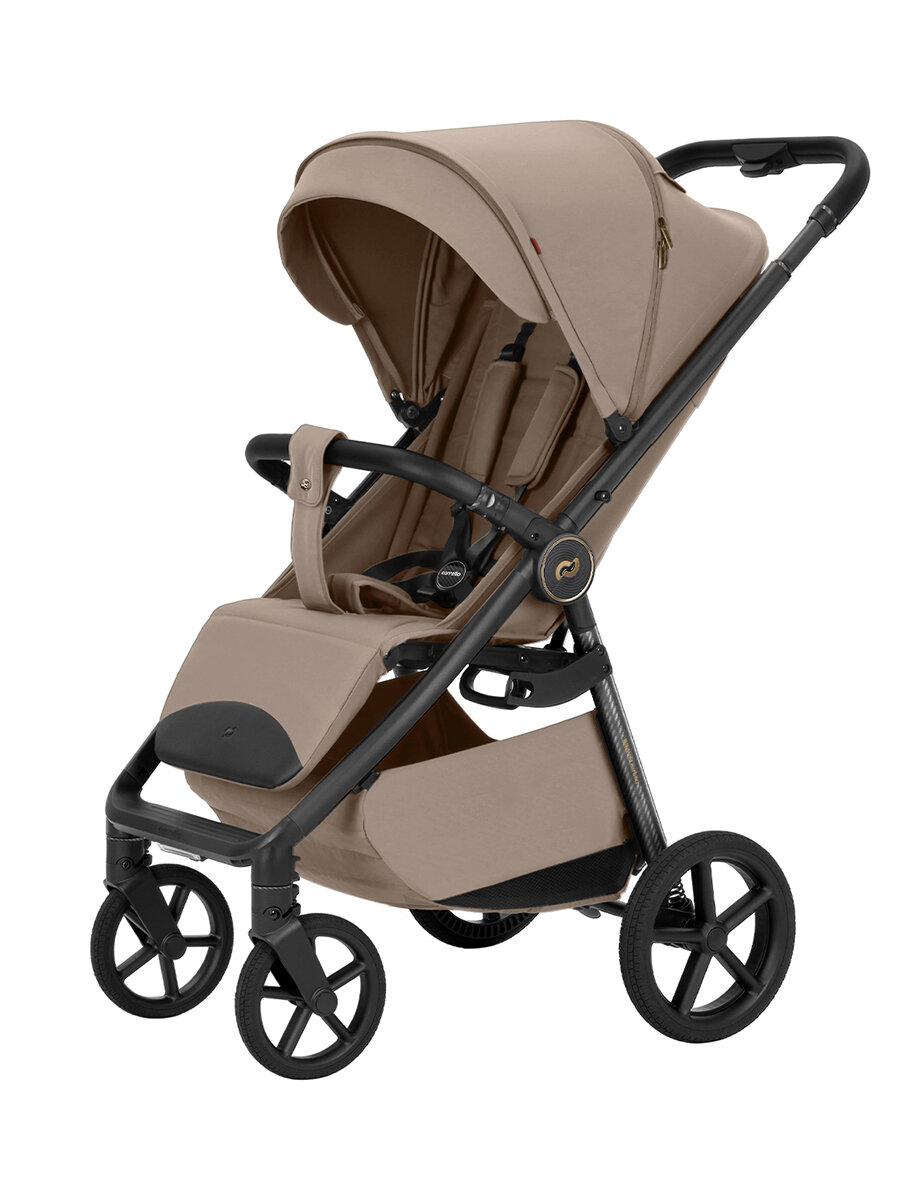 Коляска прогулочная CARRELLO Bravo carbon CRL-5530, бежевый (ketch beige)