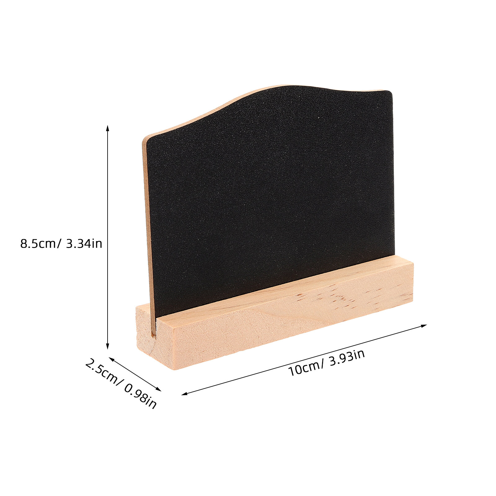 Двусторонняя Мини Доска Из Дерева Для Сообщений 10.00X8.50X2.50Cm