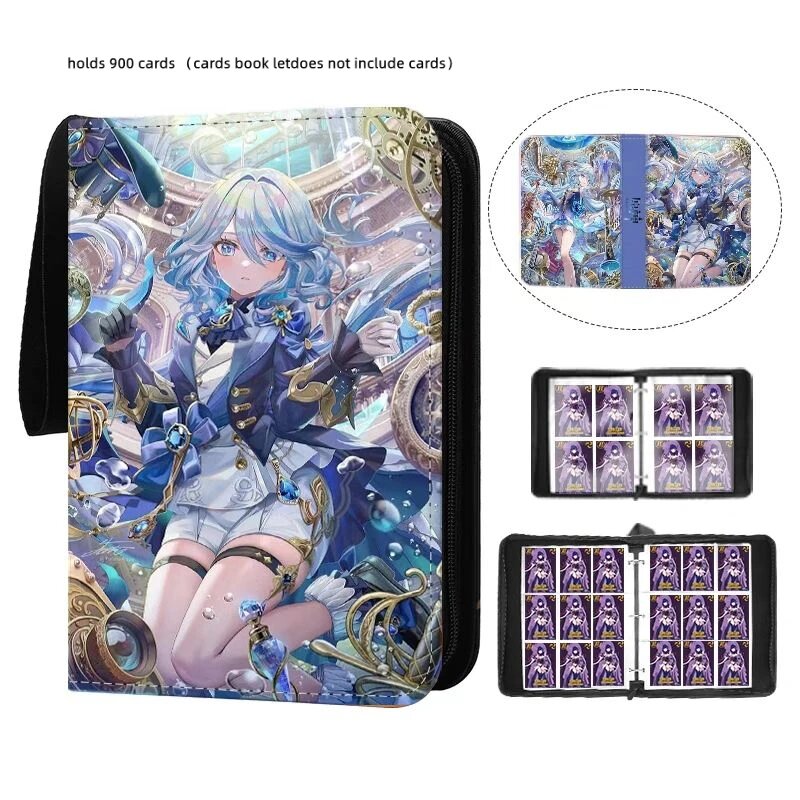 Коллекционная книга для карт Genshin Impact Bandai 400-900 шт. K-hold 900 cards