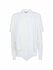 Рубашка Twinset Milano Ruffled long-sleeve shirt, размер 44, бежевый/белый