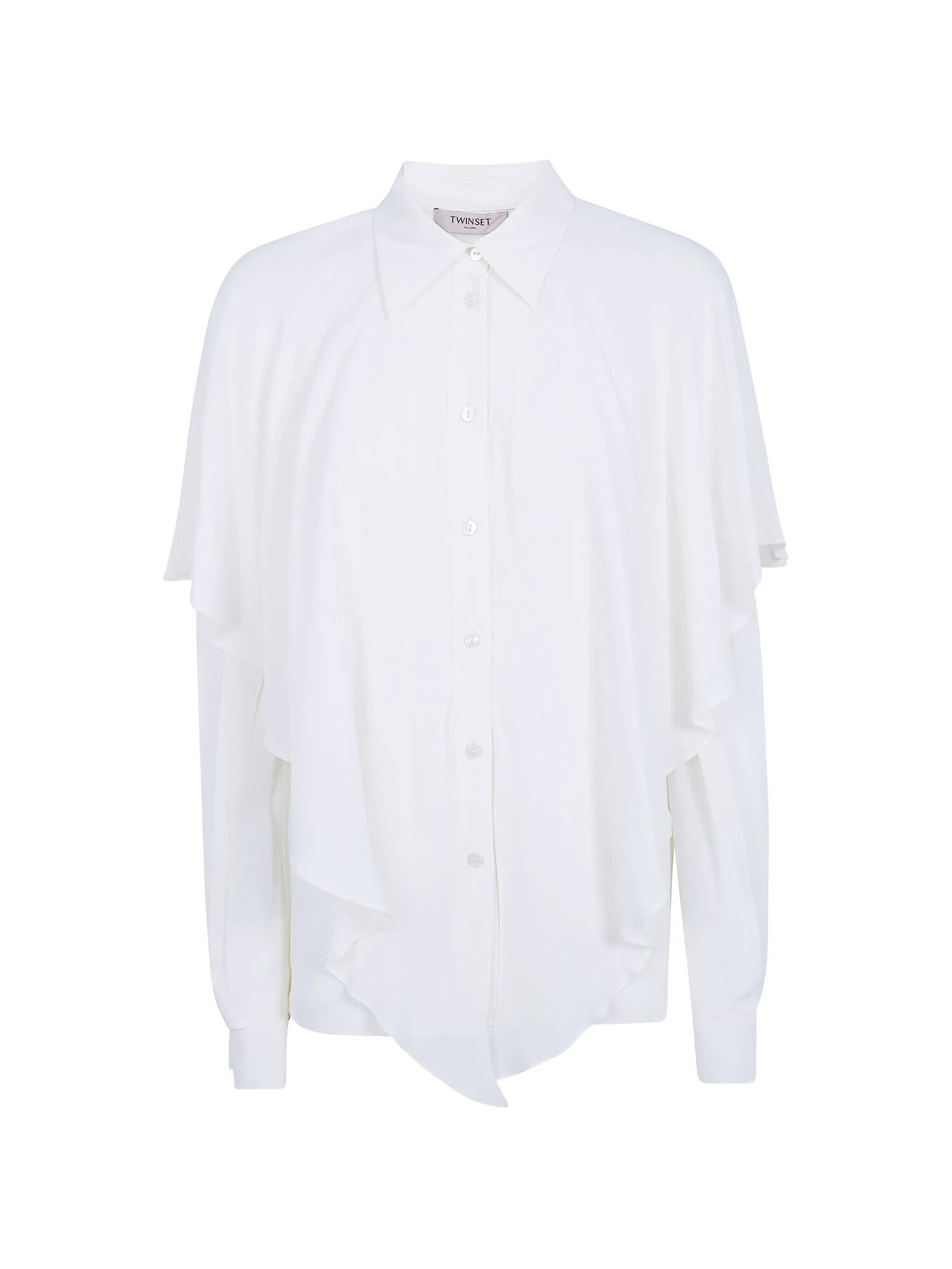 Рубашка Ruffled long-sleeve shirt