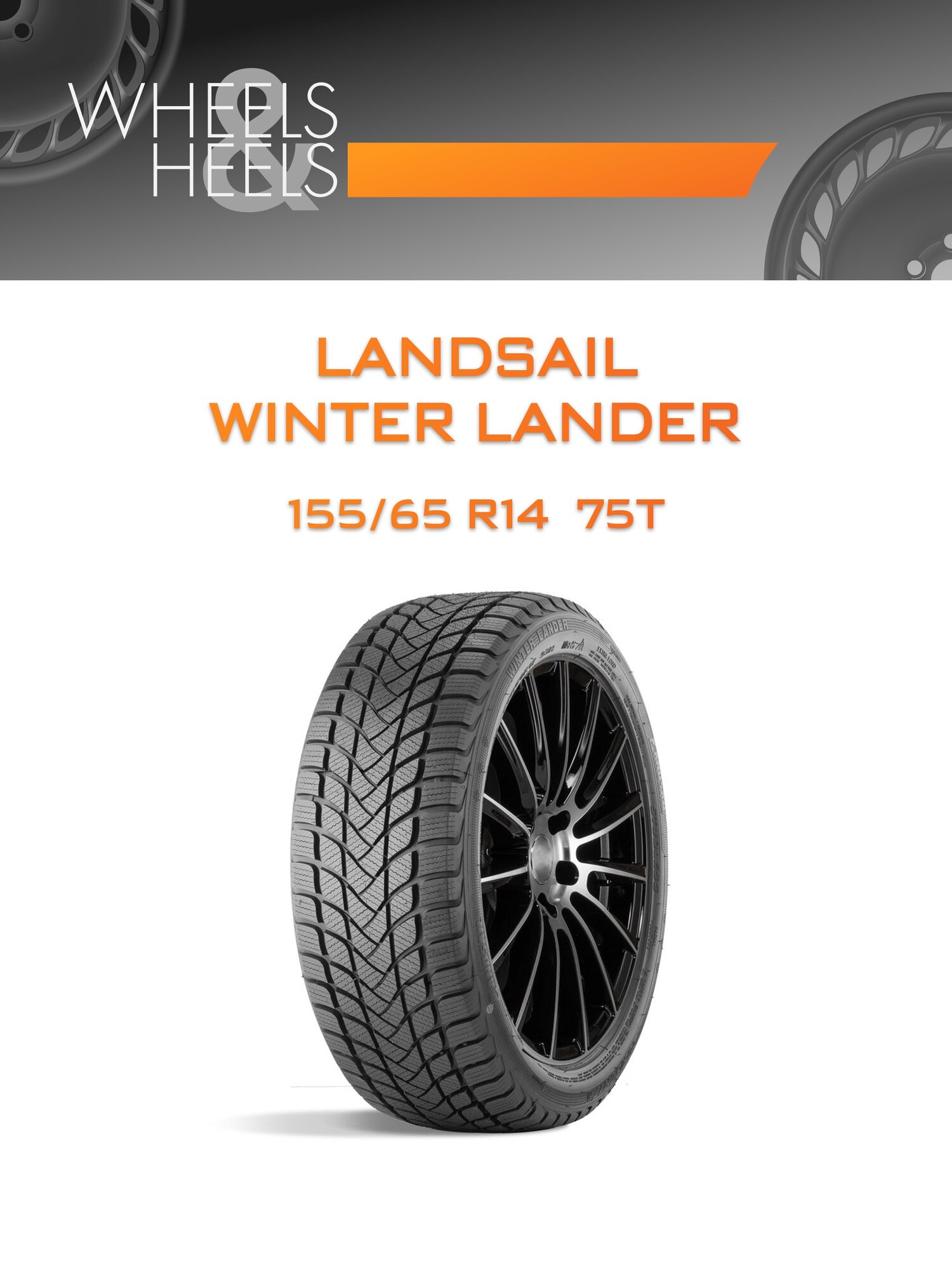 Шина автомобильная Landsail WINTER LANDER 155/65 R14 75T WINTER, зимняя, универсальная