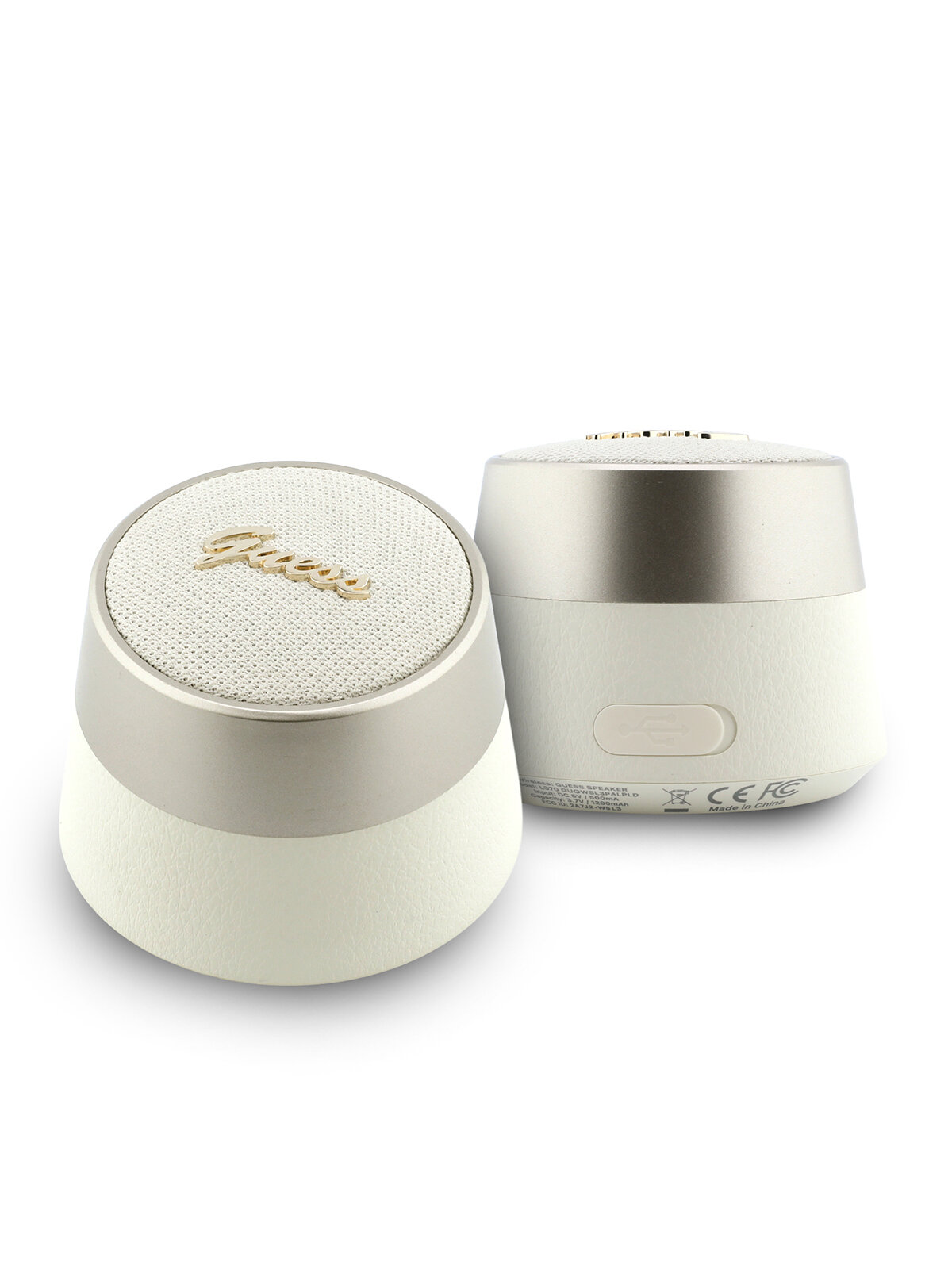 Беспроводная колонка Guess, Speaker Mini 2 с кнопками управления, Bluetooth 6.0, золотистый