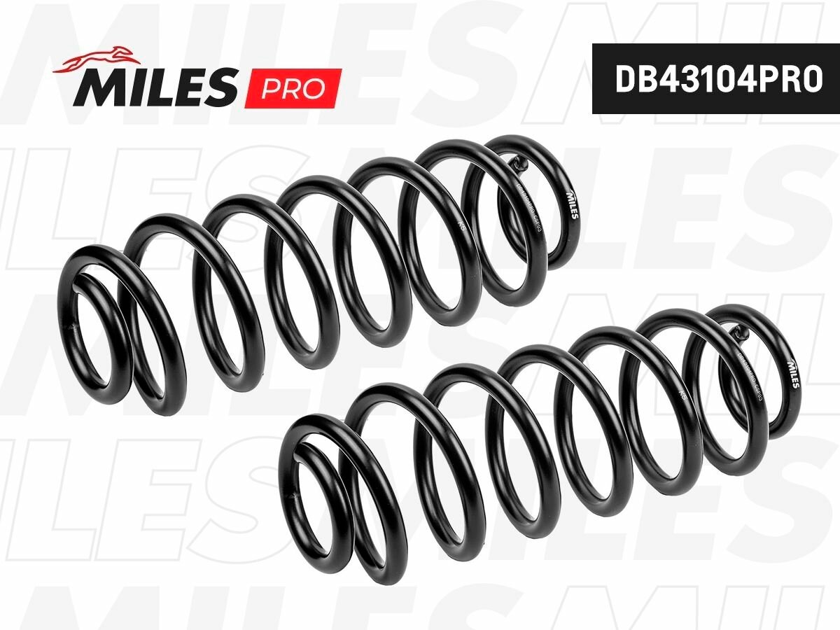 MILES Пружины задней подвески VW PASSAT B6 (3C2) / VW PASSAT B7 (362). Комплект - 2 шт. DB43104PRO