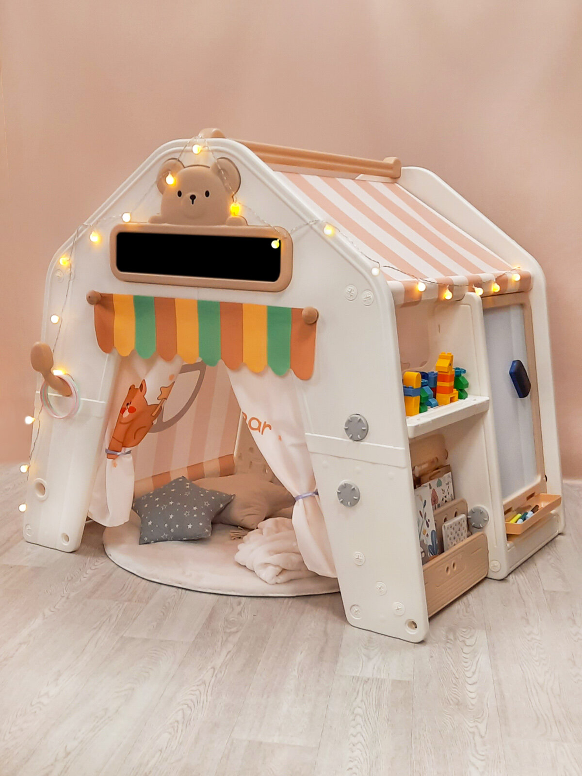 Игровой комплекс Amico 137074 "Домик мишки" размер 129х102х112