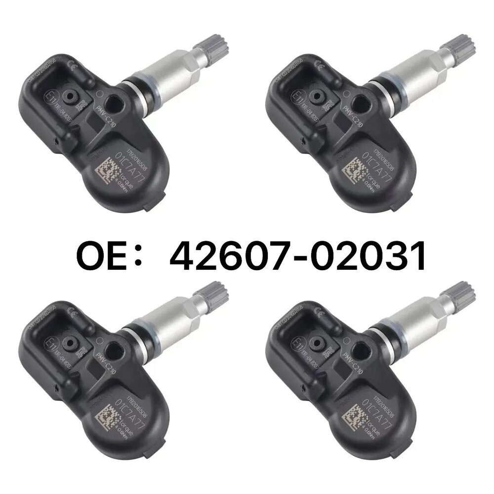 Комплект датчиков давления шин Toyota Lexus 42607-02031 PMV-C210 - 4 штуки
