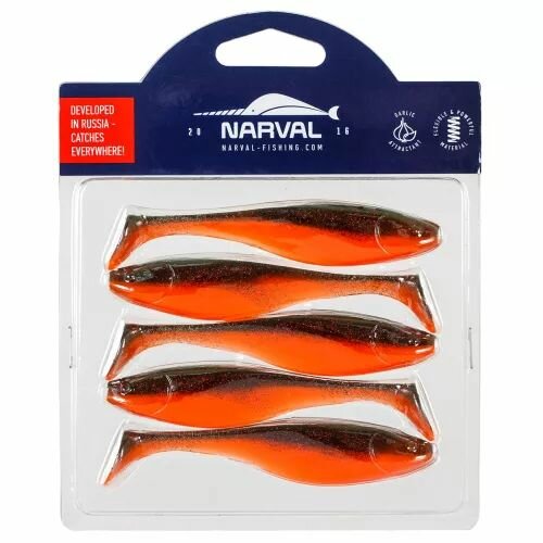 Силиконовая приманка Narval Commander Shad 10cm #061 5шт.