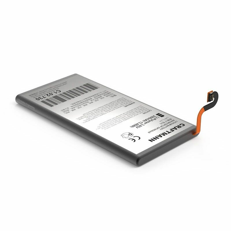 Стандартный аккумулятор Craftmann 3500mAh для смартфона SAMSUNG GALAXY S8 PLUS SC-03J/SM-G9550/G955A/G955F/G955FD (EB-BG955ABA, EB-BG955ABE)