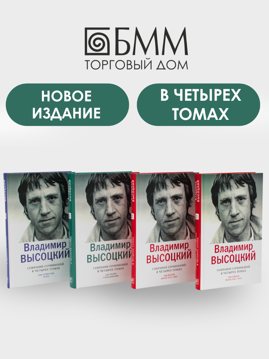 Собрание сочинений в четырех томах. Высоцкий В. С.