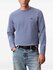 Свитер CALVIN KLEIN Logo-embroidered sweater, размер 52 EU, , Синий принт
