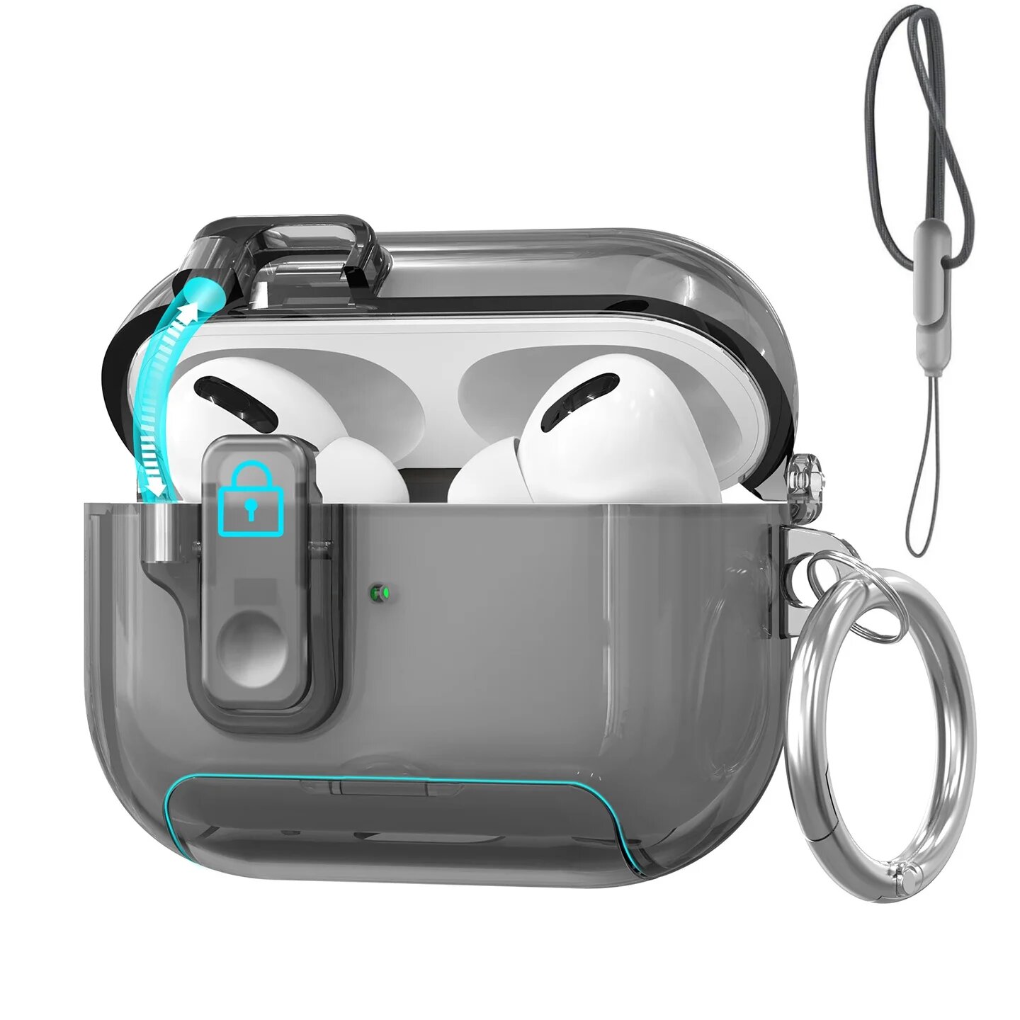 Чехол для AirPods Pro 3 Clear Black