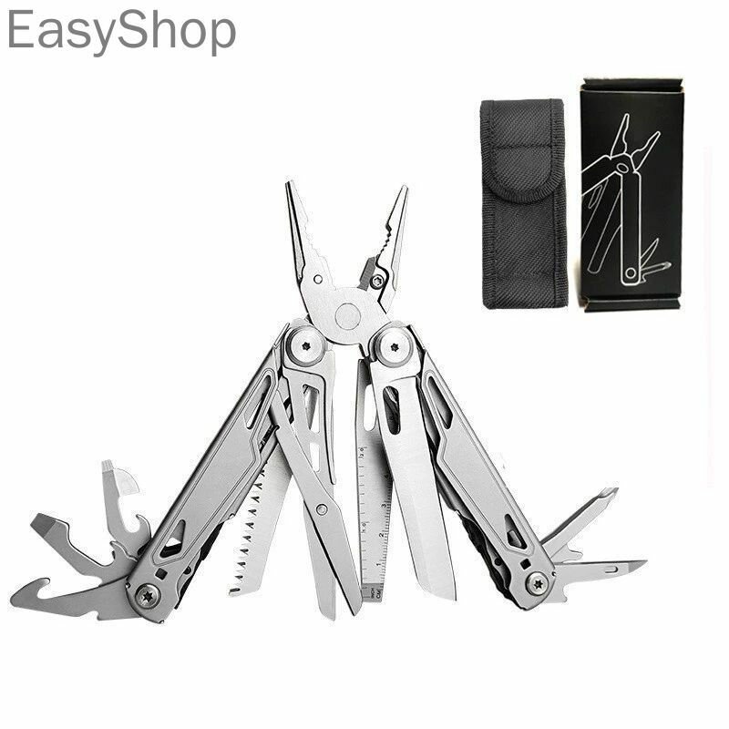Тактический мультитул Leatherman Wave Plus с 17 функциями и кейсом тактический инструмент многофункциональный инструмент универсальный мультитул
