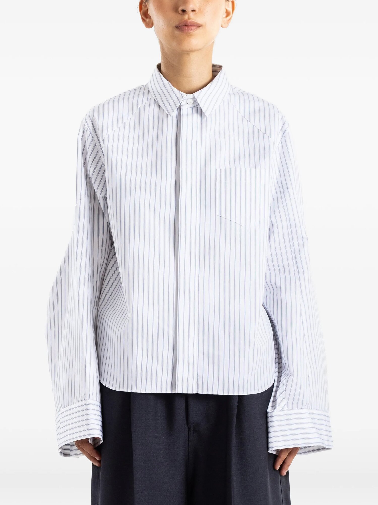 Рубашка Striped-pattern shirt