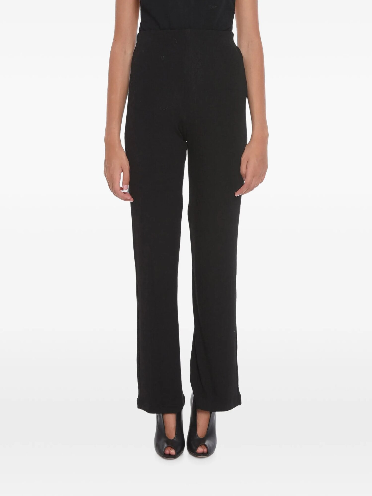 Брюки Ribbed-knit palazzo pants