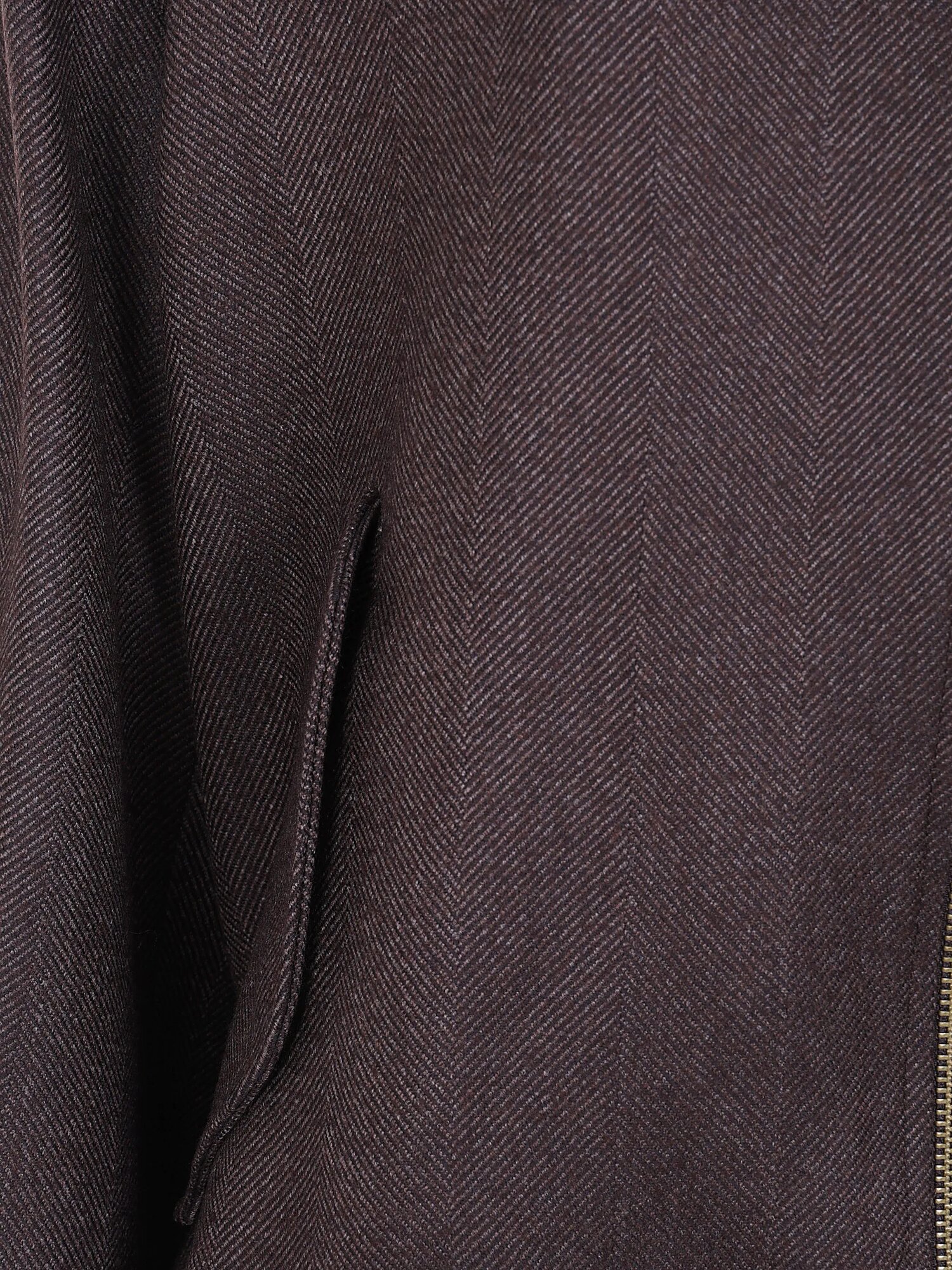 Куртка DRHOPE Herringbone-pattern wool bomber jacket, размер 38 — фото 1