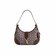 Сумка Coach, фактура тиснение, коричневый