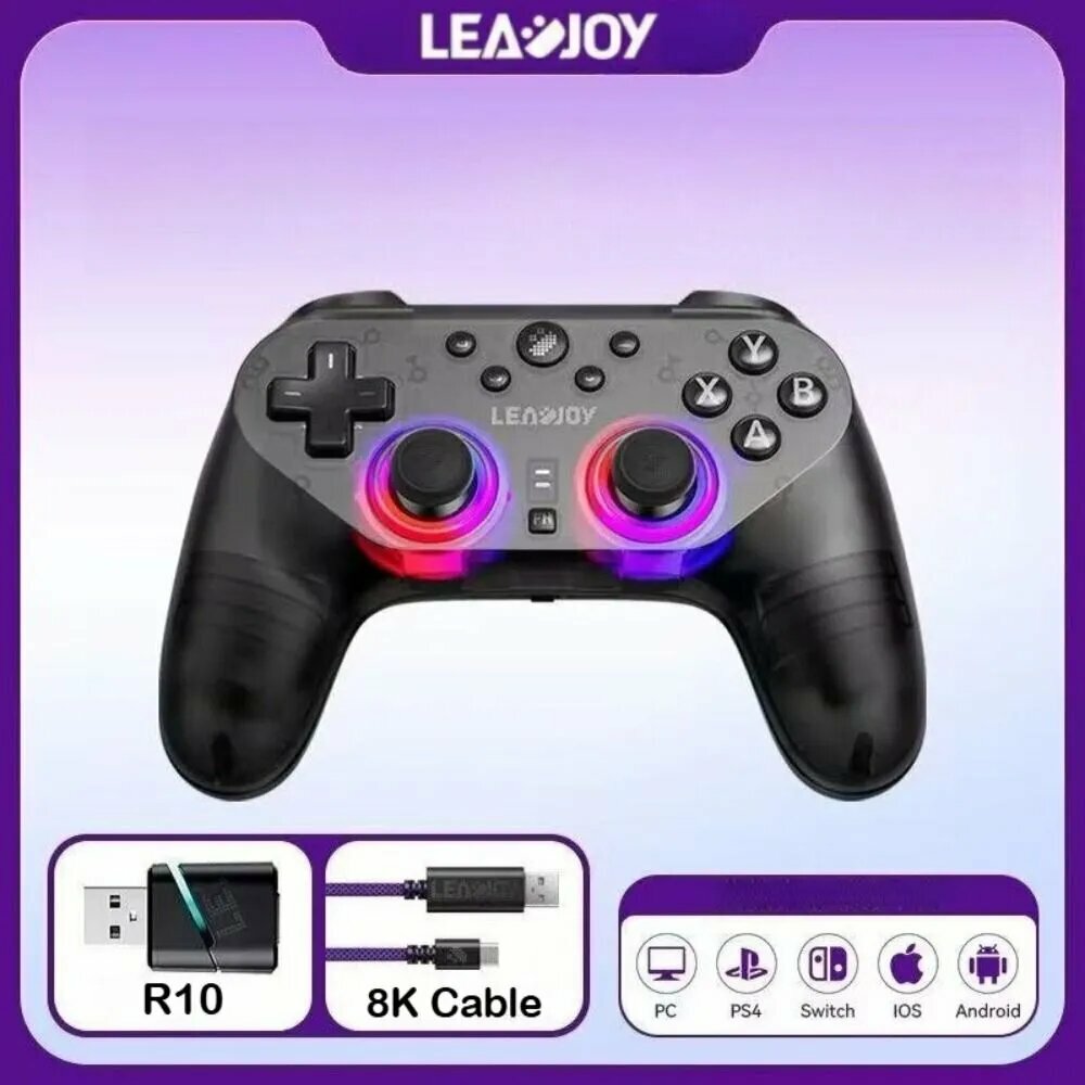 LeadJoy Saber Plus Беспроводный игровый контроллер TMR джойстик 1000Hz частота опроса двойные режимы триггера Gamepad