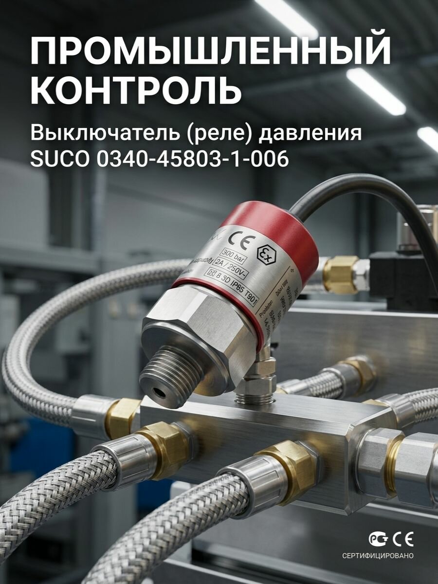 Выключатель (реле) давления SUCO 0340-45803-1-006