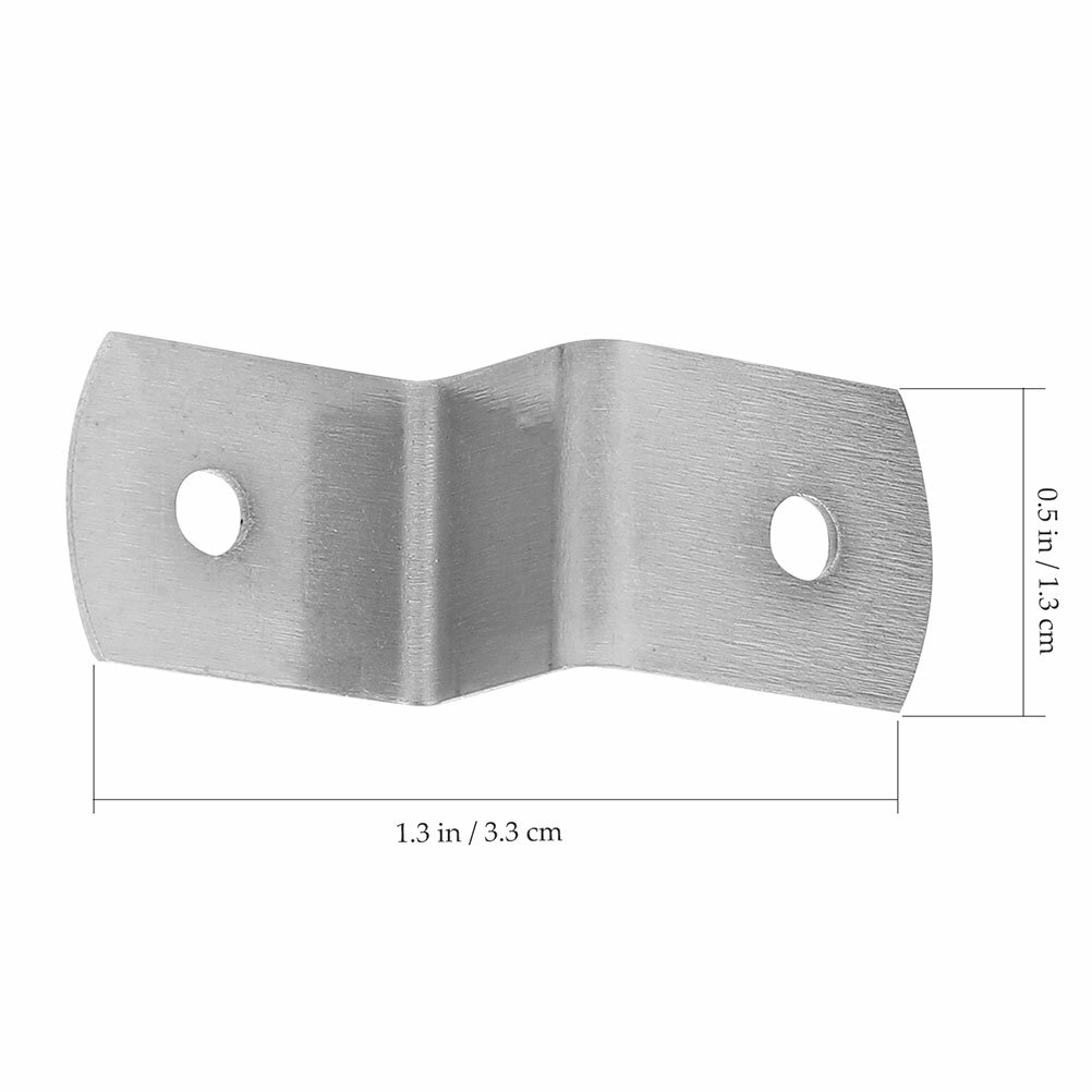 150 Штук Серебристых Клипс Для Фоторамок И Столешниц Размер 3.30X1.30X1.10Cm