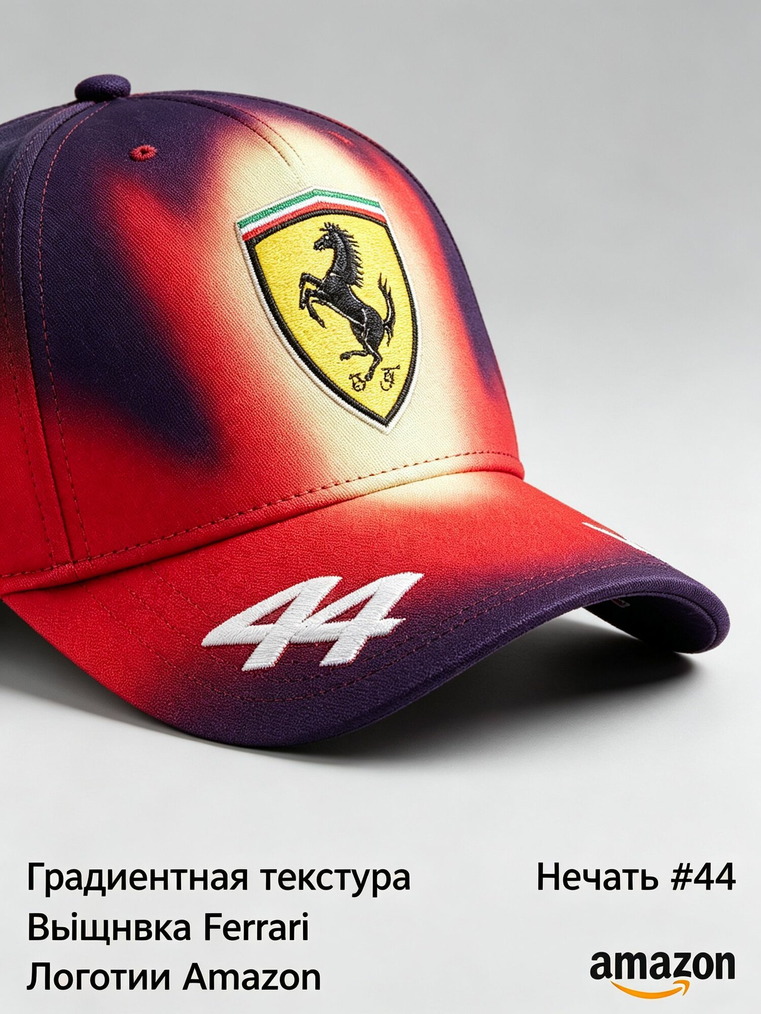 Бейсболка для рыбалки и охоты Ferrari рыболовная кепка охотничья кепка