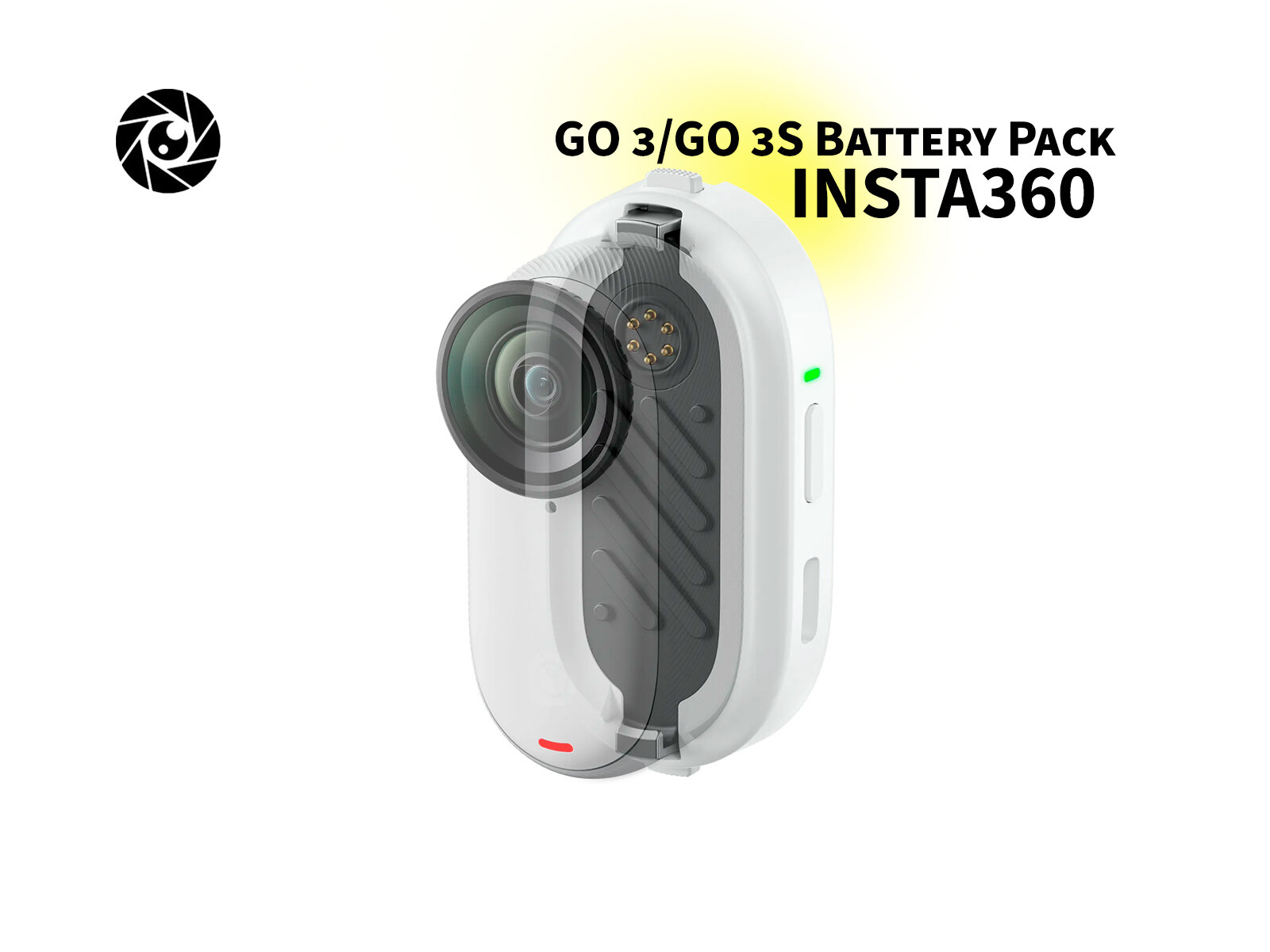 Аккумуляторный блок для экшн - камеры Insta360 GO 3/GO 3S / чёрный