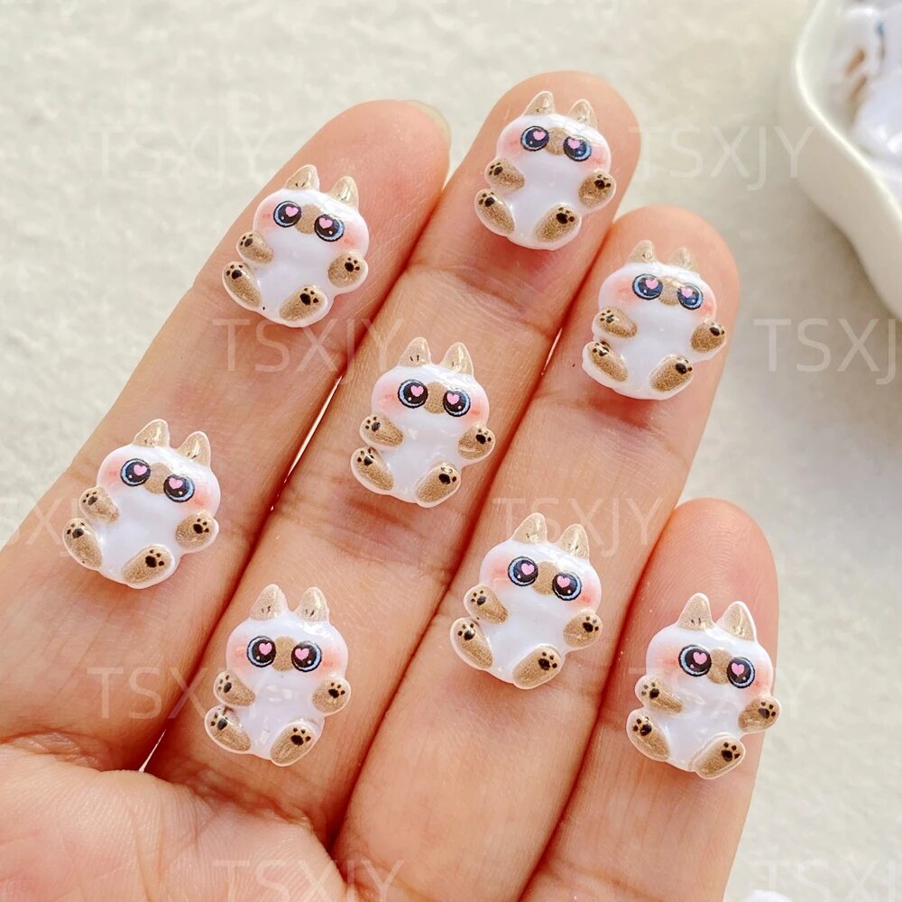 Мини фигурки котенка из резины TSXJY 50 шт S