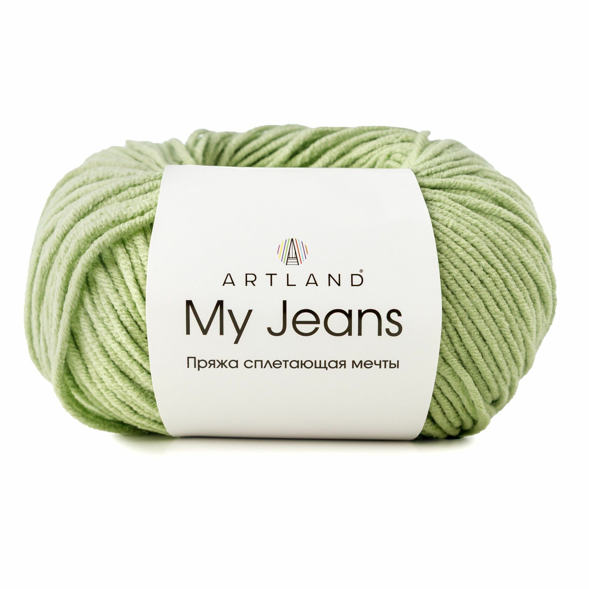 Пряжа для вязания Artland My Jeans 1 моток (110 м, 50 гр), цвет 49 фисташка