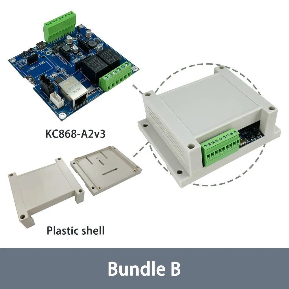 KinCony Двухканальный релейный модуль ESP32-S3 KC868-A2v3