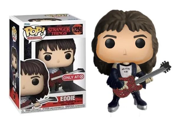 Фигурка Funko POP Eddie Guitar Очень странные дела S4 Эдди Стрэндж