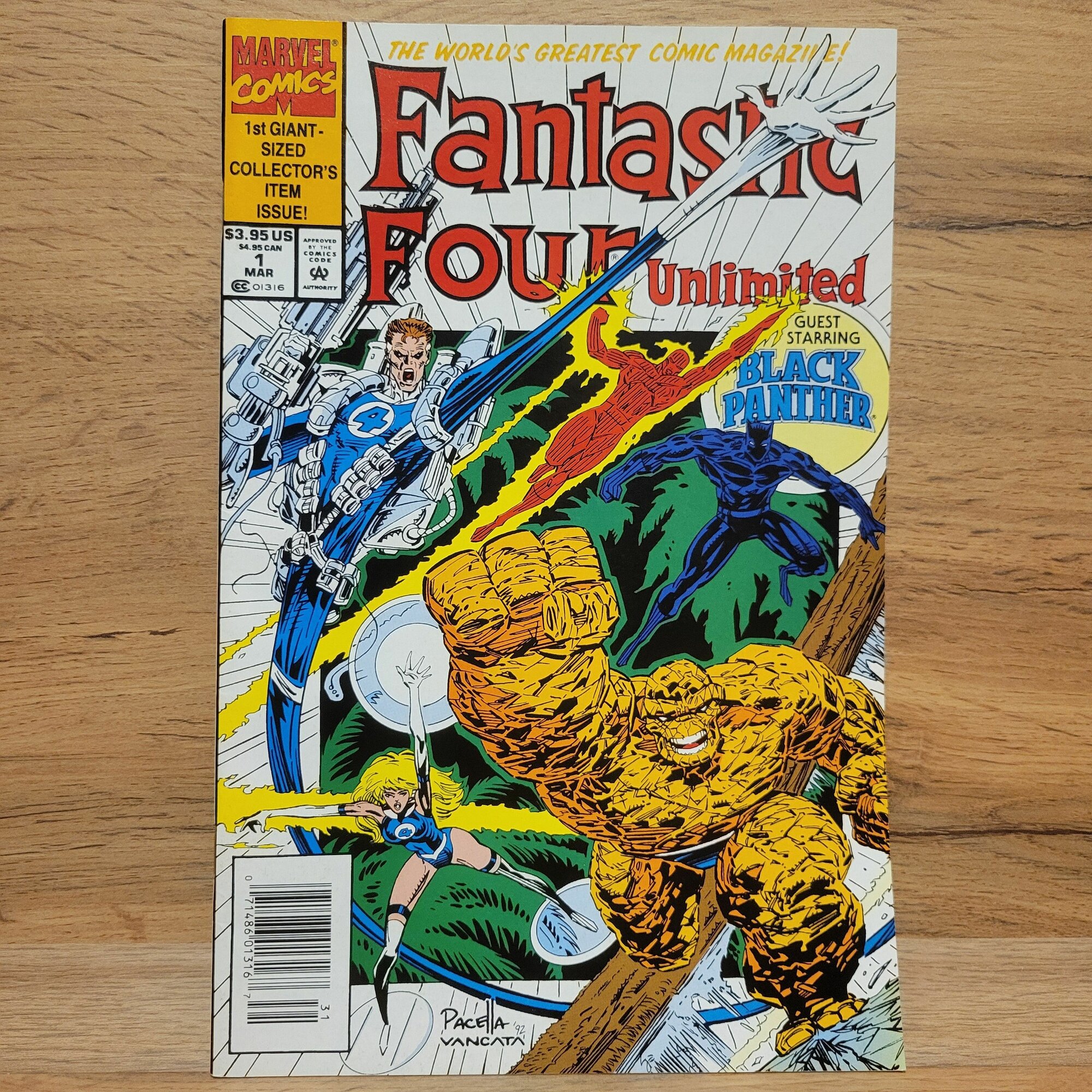 Ретро Комикс Unlimited Fantastic Four #1. 1993 Год.