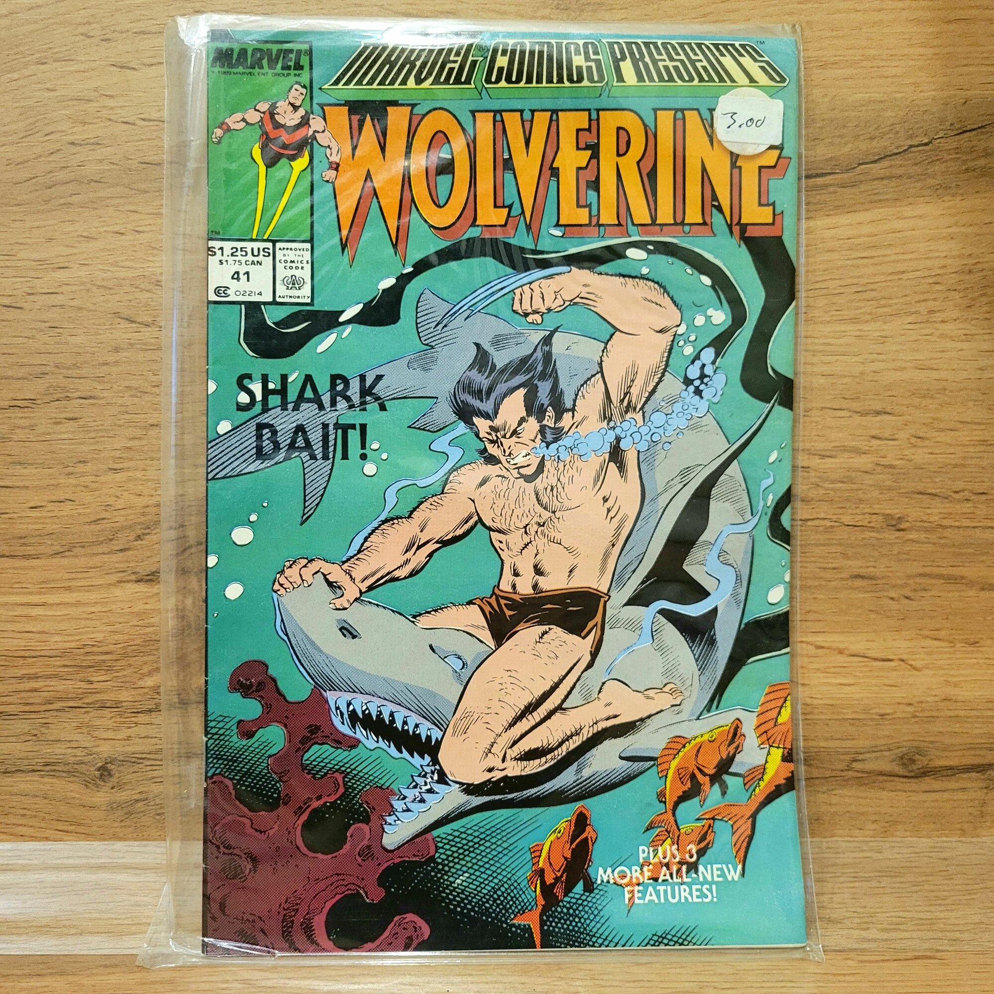 Ретро Комикс Wolverine #41. 1990 Год. Комикс (сингл) на английском языке