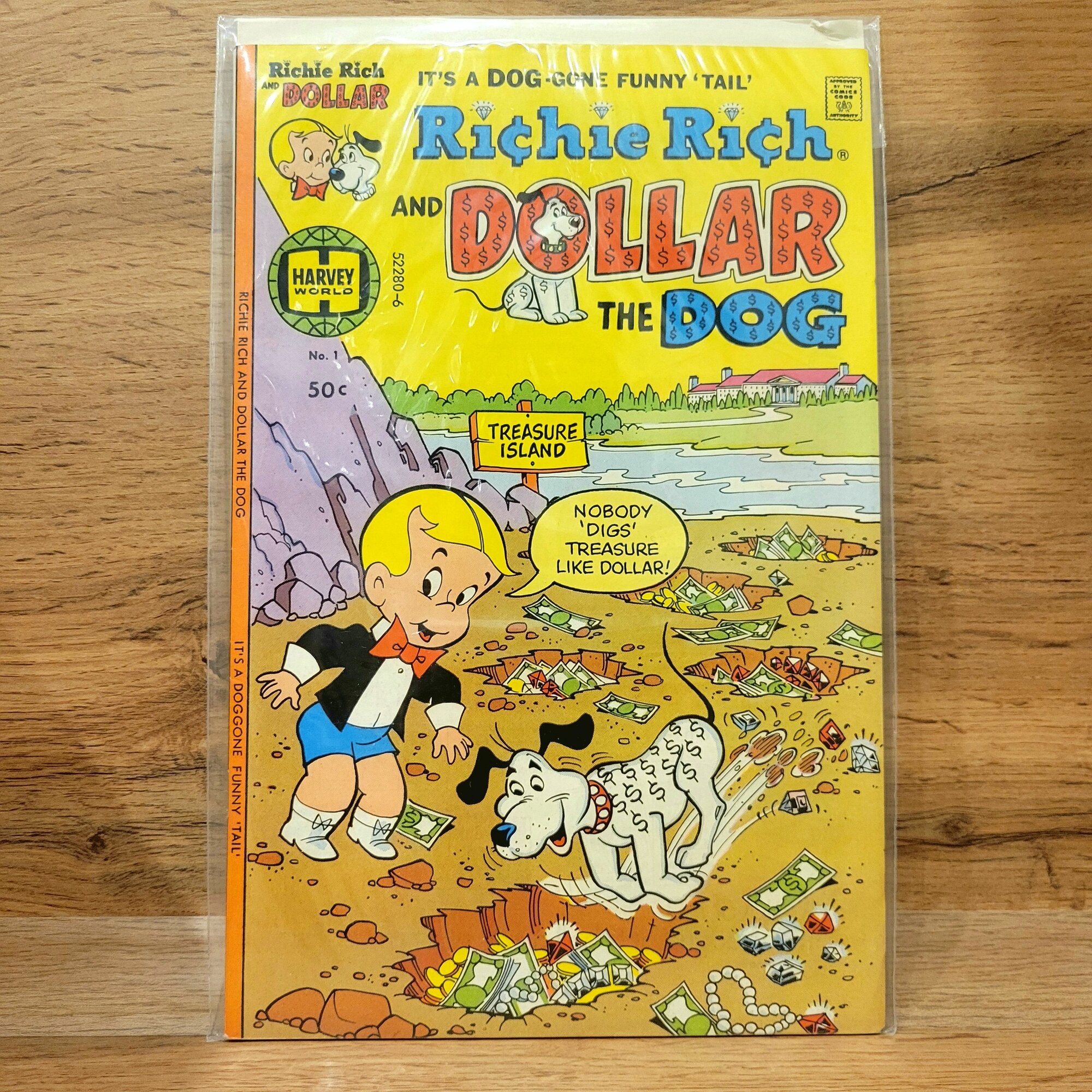 Раритетный Комикс Richie Rich Doller Dog #1. 1975 Год. Комикс (сингл) на английском языке