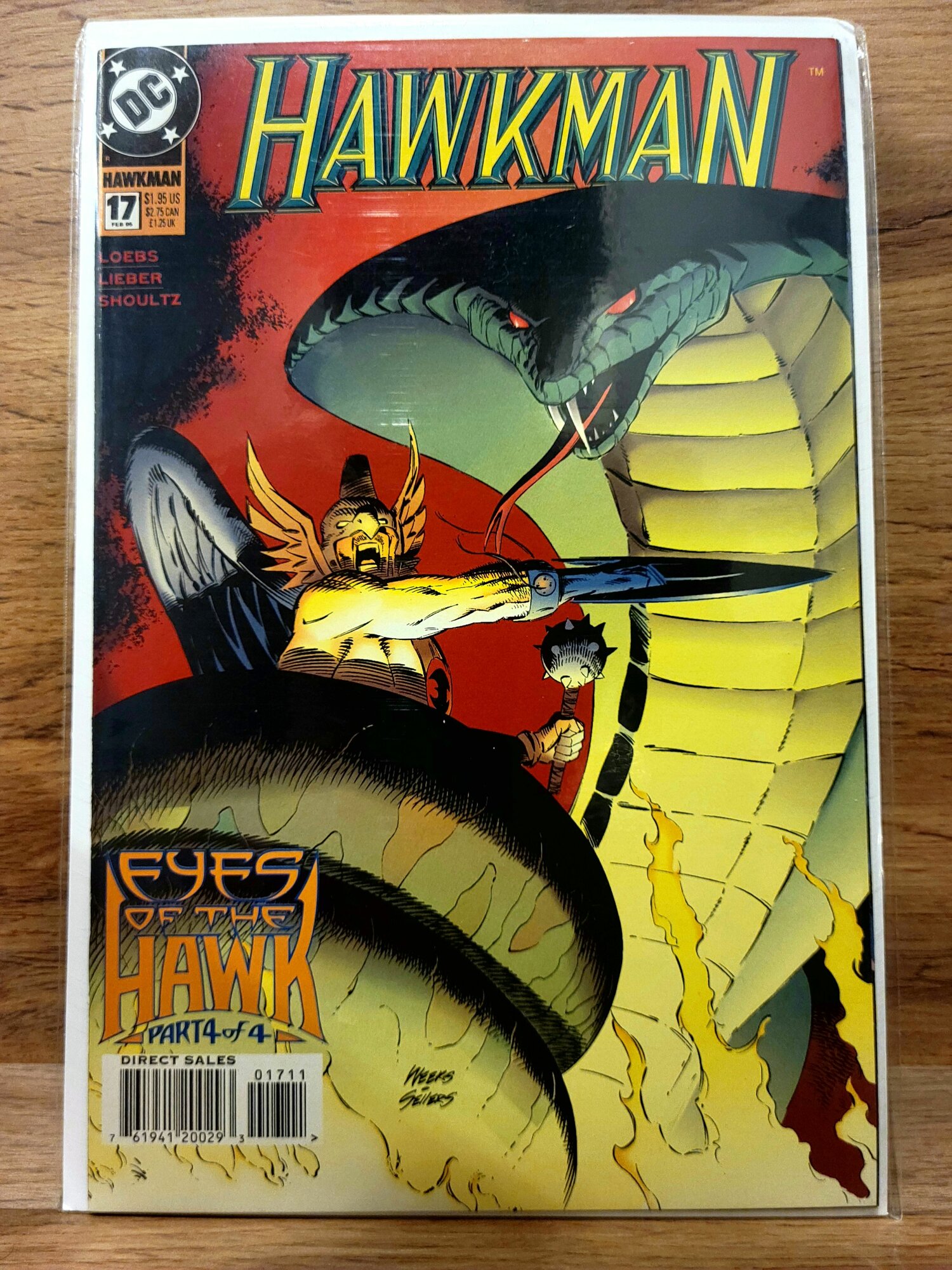 Ретро Комикс Hawkman #17. 1995 Год. Оригинал!