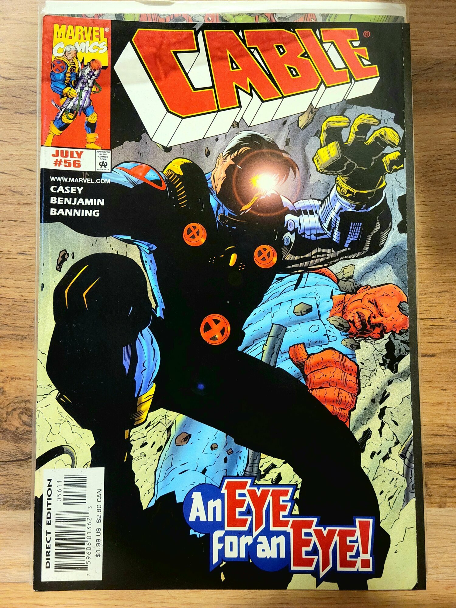 Ретро Комикс Cable #56. 1997 Год. Оригинал!