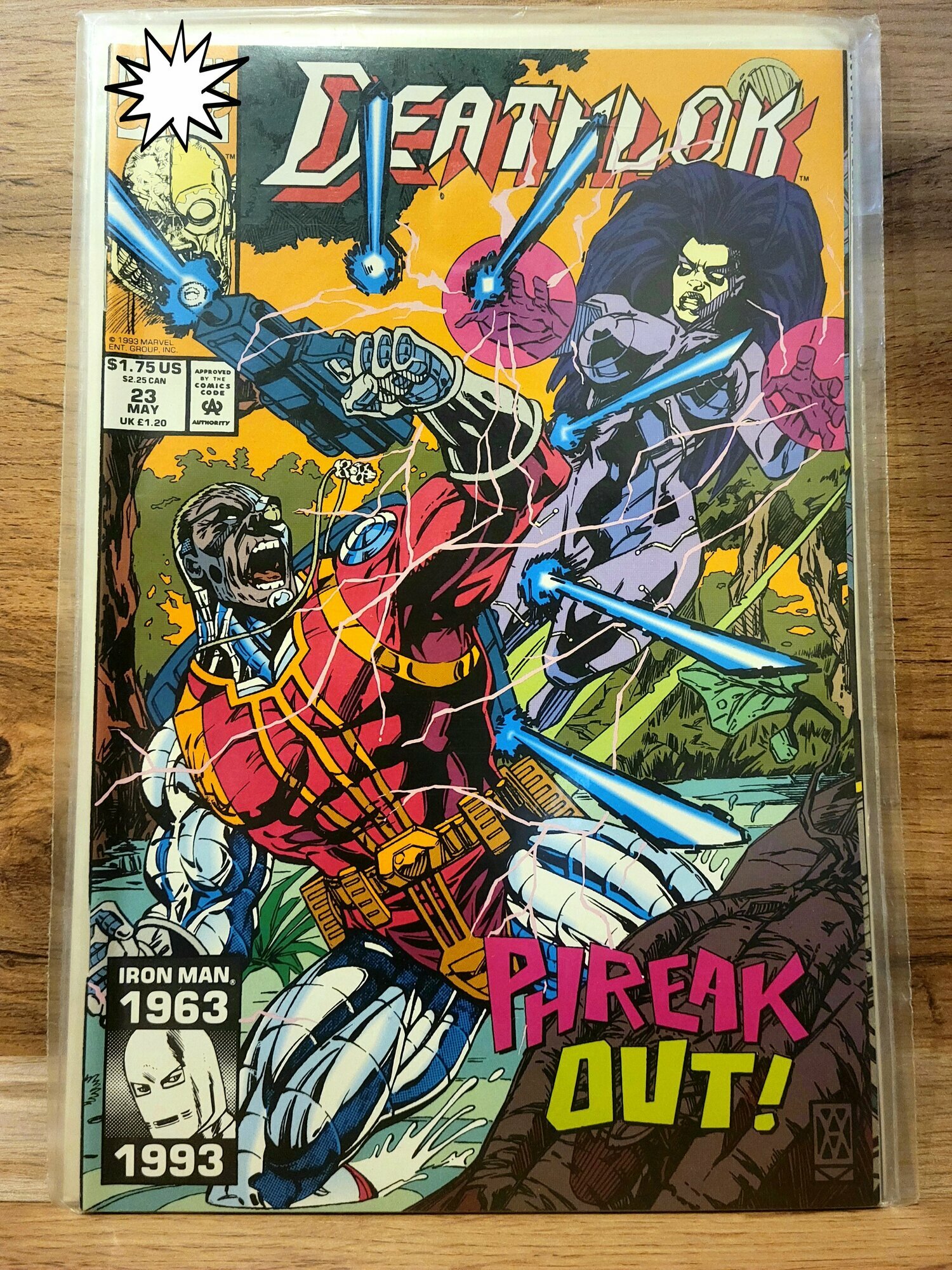 Ретро Комикс Deathlok #23. 1993 Год. Оригинал!