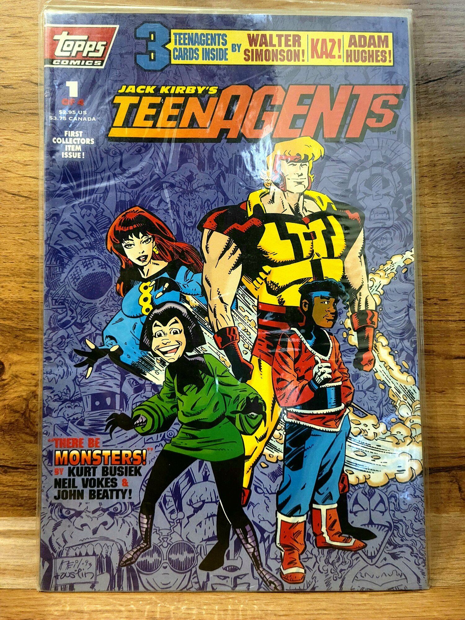 Ретро Комикс Teen Agents #1. 1993 Год. Оригинал!