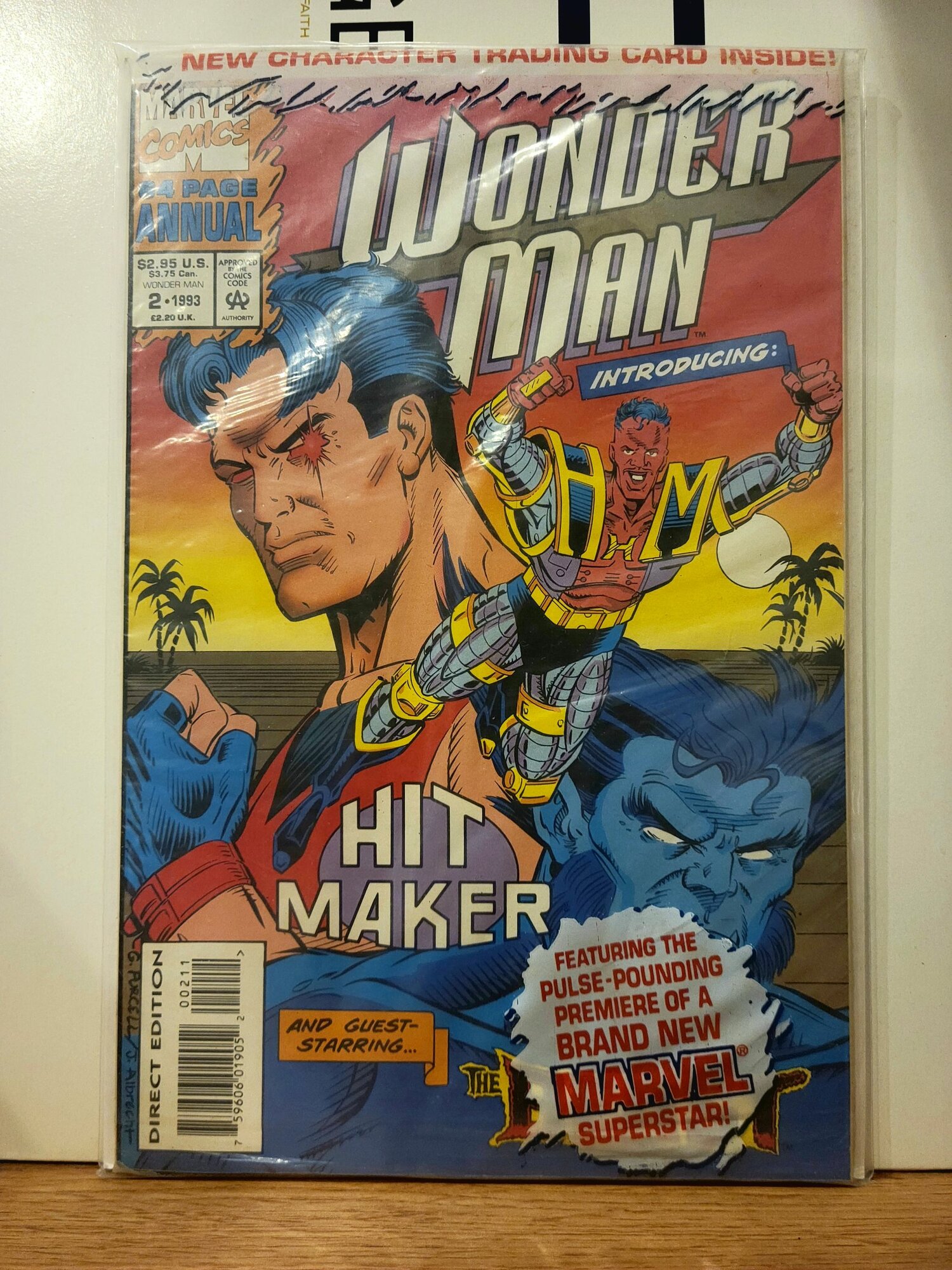 Ретро Комикс Wonder Man Annual #2. 1993 Год. Коллекционный выпуск.
