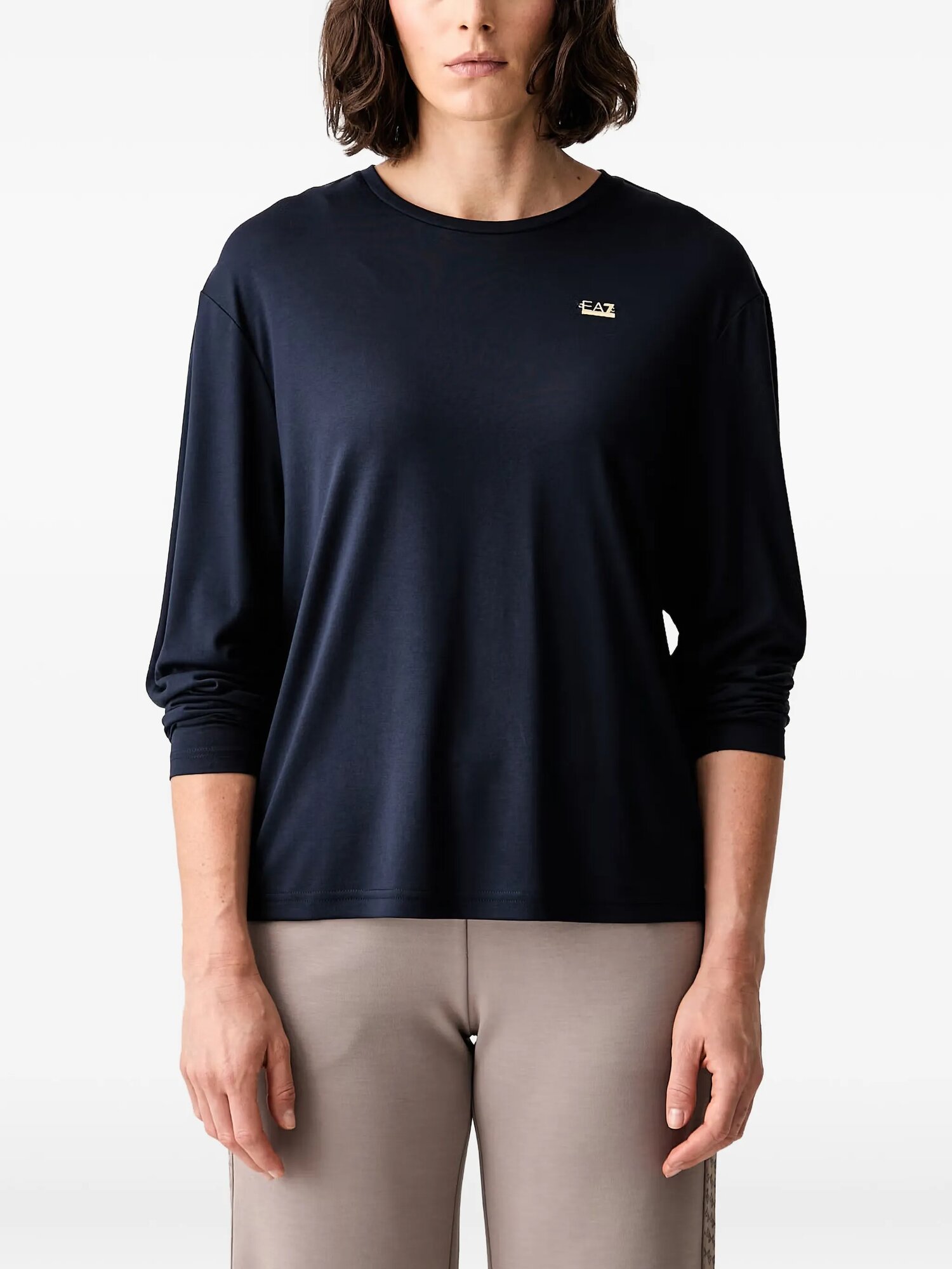 Футболка Logo-plaque long-sleeve T-shirt