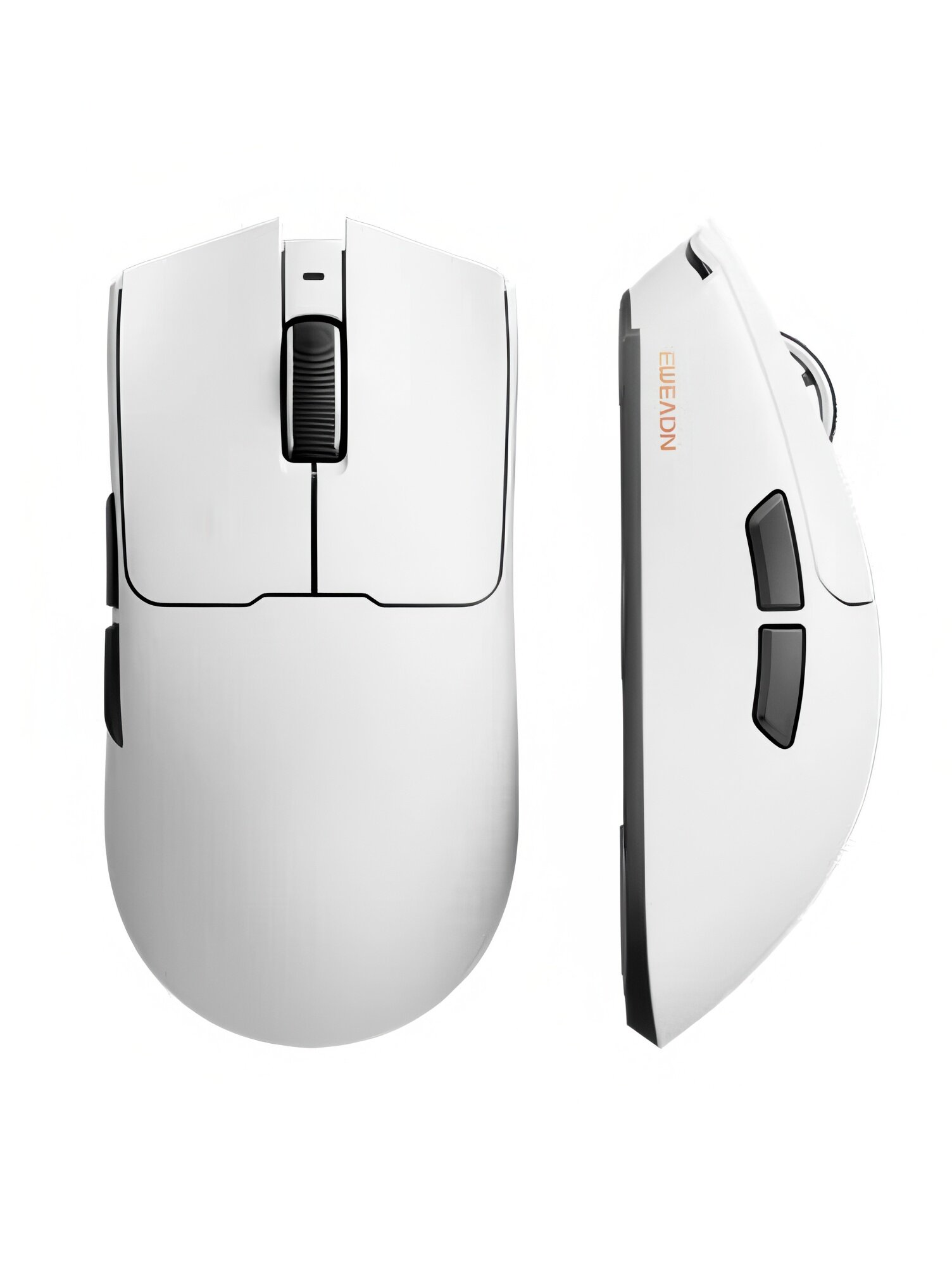 Беспроводная игровая мышь EWEADN S9 PRO, PAW 3395, 8K Hz, 120 часов, 59 гр, белый