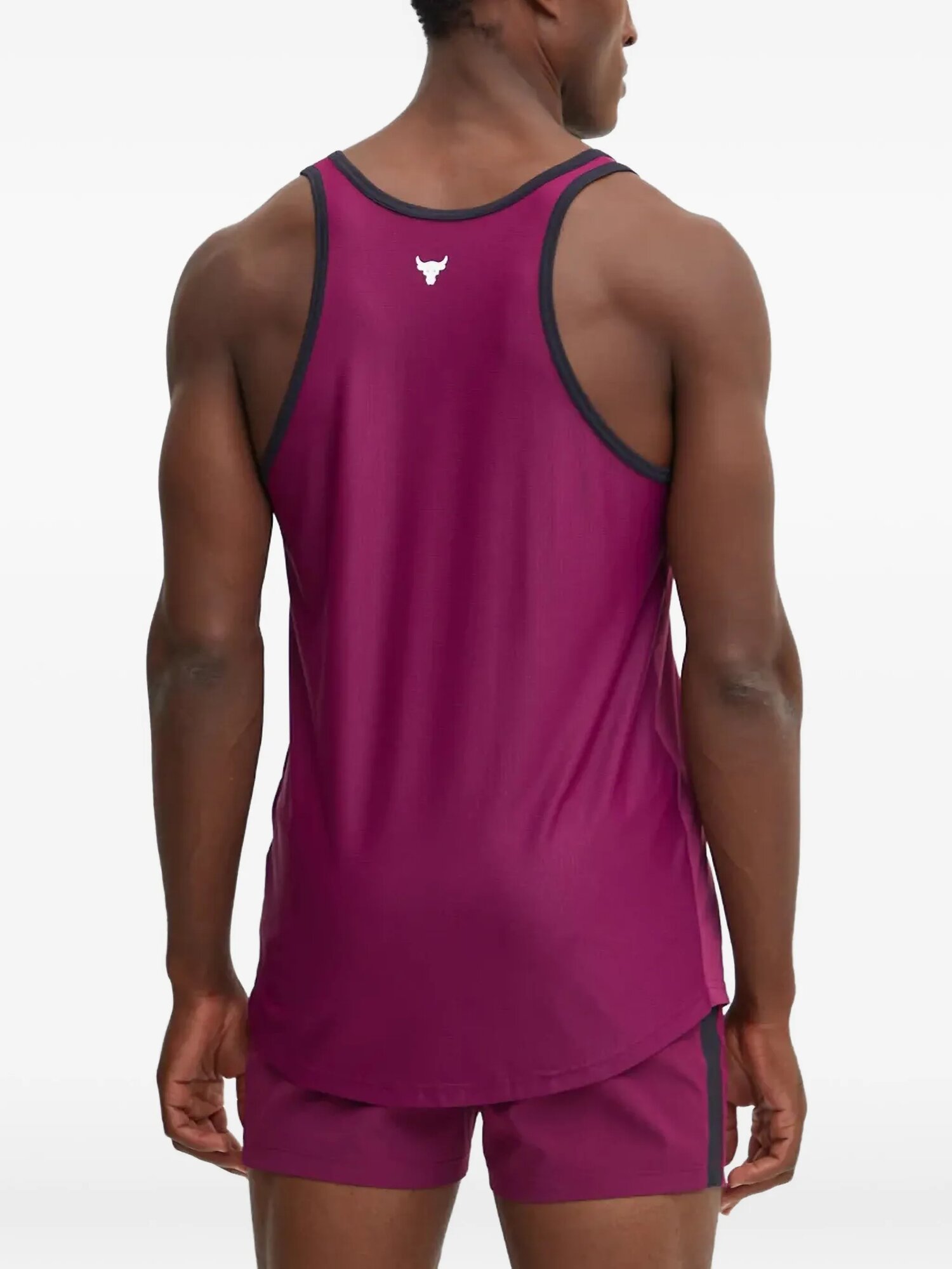 Топ Under Armour Project Rock tank top, размер 2XL, purple — фото 1