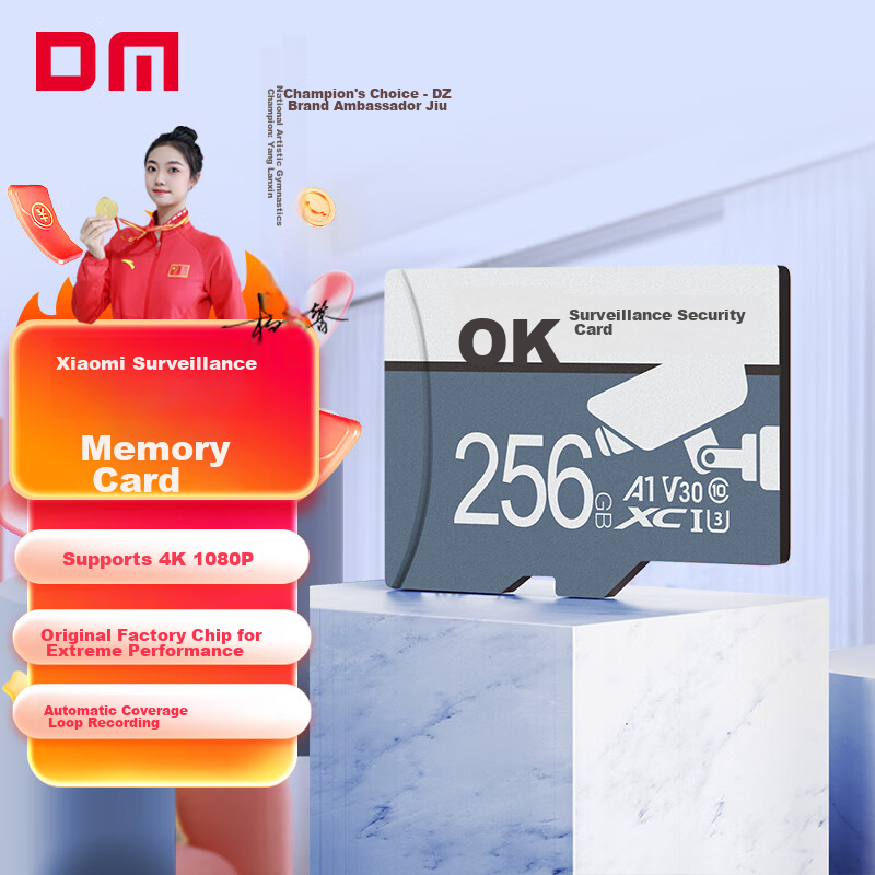 DM Daimai 256GB TF карта C10 для камер Xiaomi Huawei - серая высокоскоростная Версия：256 ГБЁмкость：Специальная для