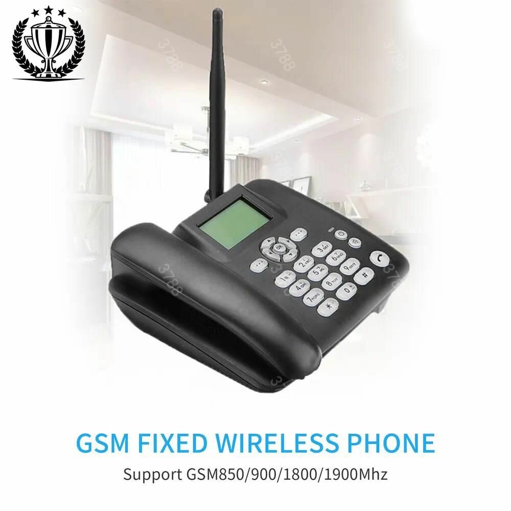 GM Фиксированный настольный телефон беспроводного телефона 4G поддерживает SIM GSM 850/900/1800/1900MHZ