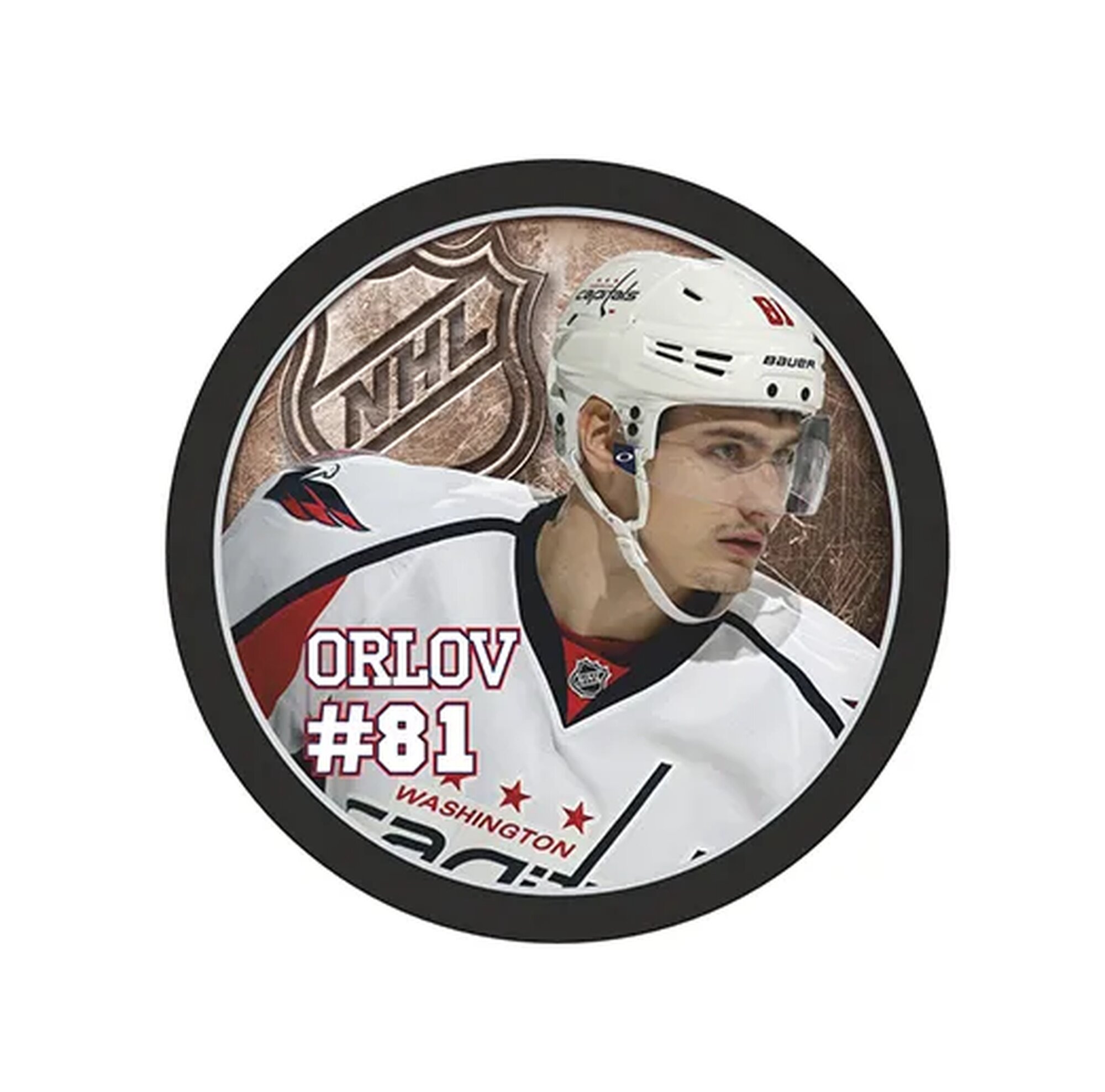 Шайба Rubena Игрок ORLOV NHL Washington Capitals №81 1-ст, черный