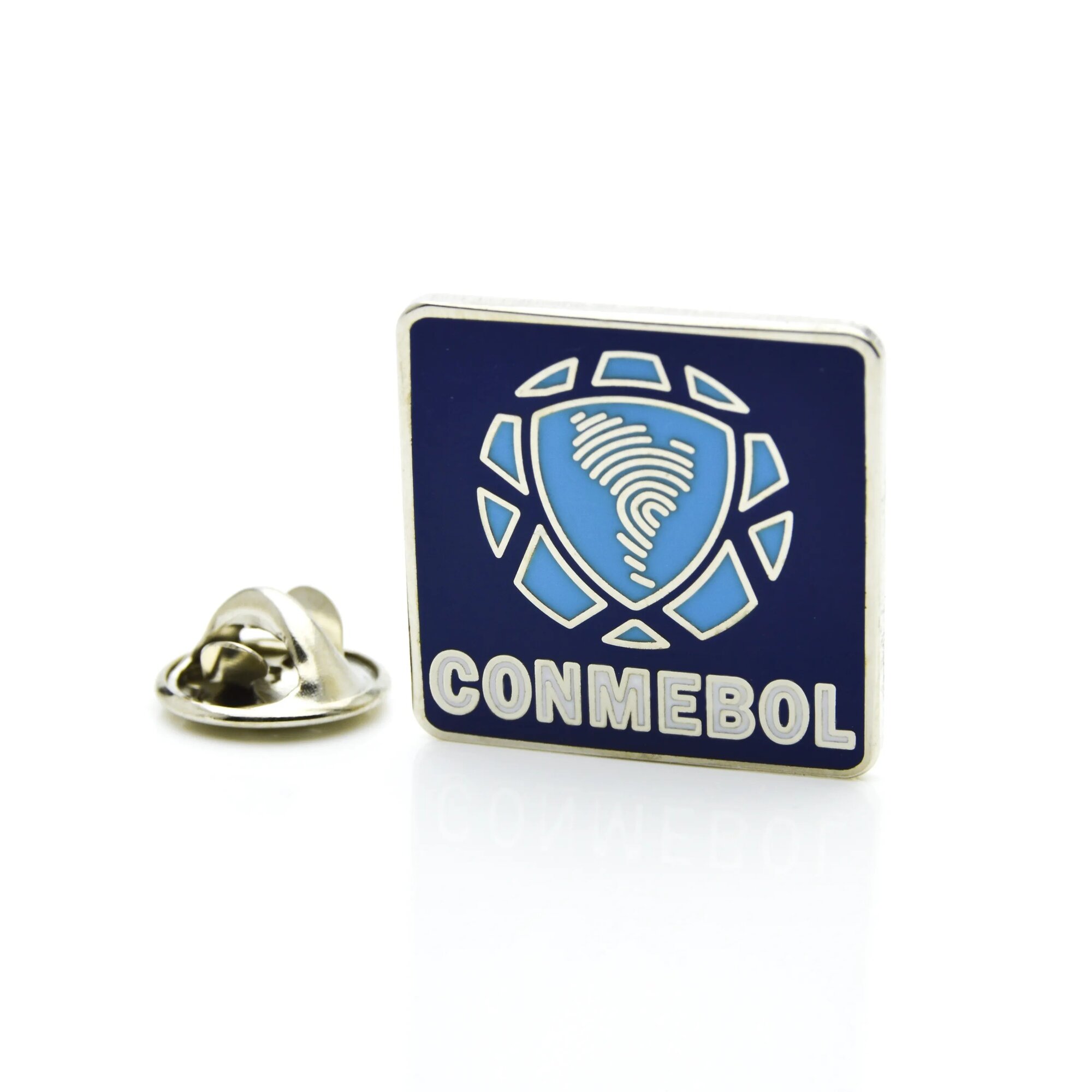 Значок Конфедерация Футбола Южной Америки CONMEBOL, металл, 22х19 мм